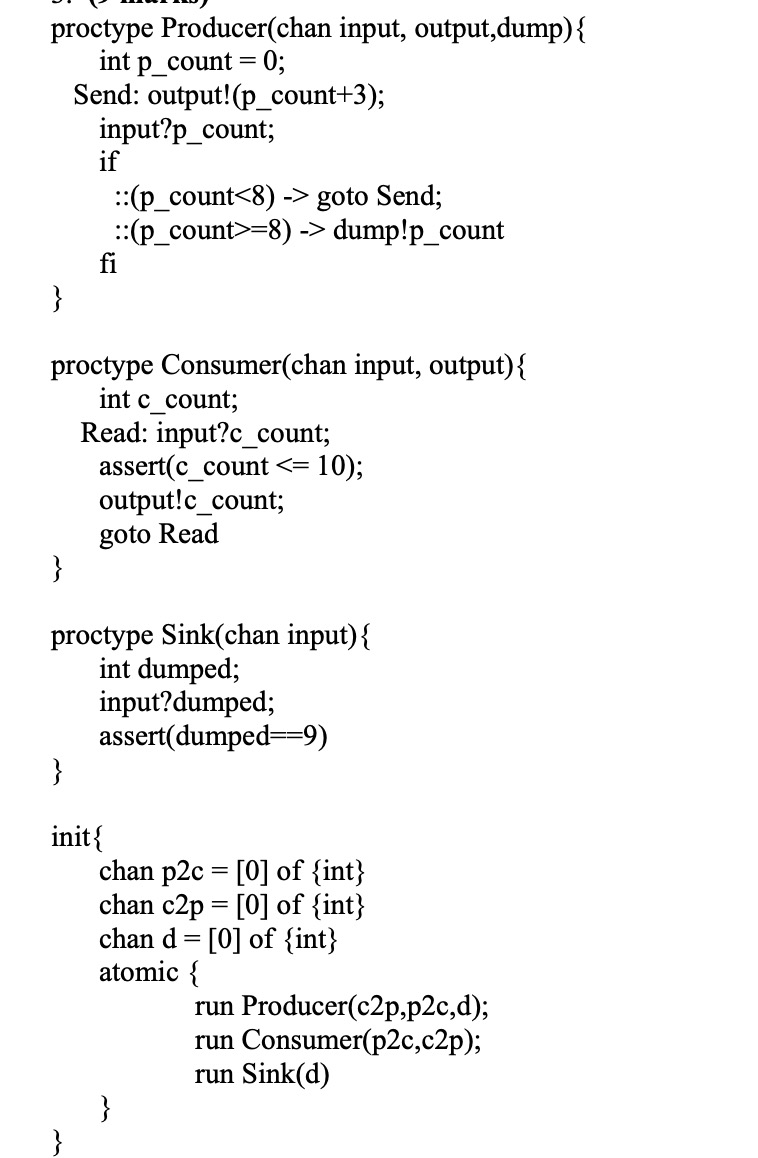 Solved it is about the model checking in the subject of | Chegg.com