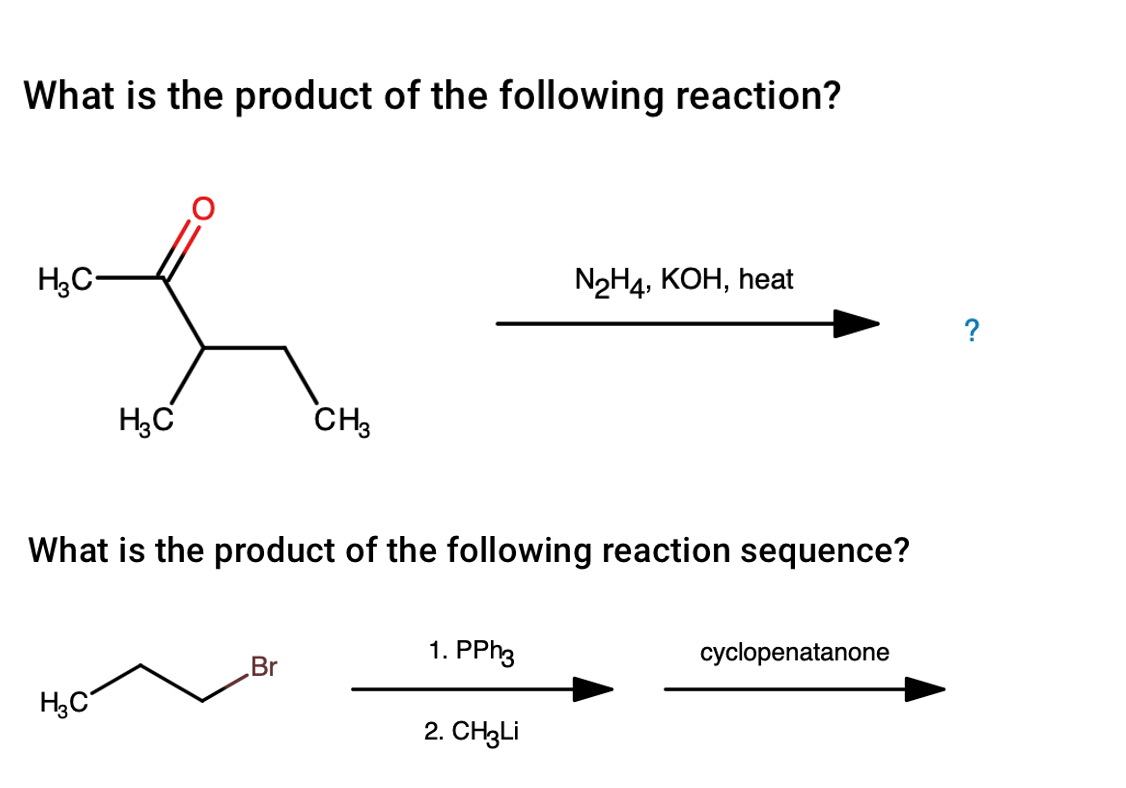 Solved What is the product of the following reaction? H2C- | Chegg.com