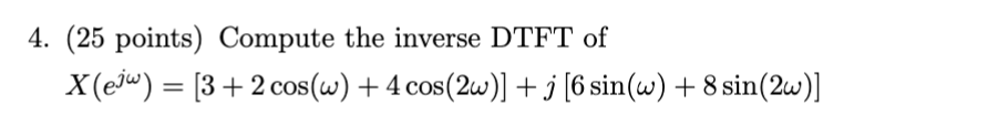 Solved (25 ﻿points) ﻿Compute the inverse | Chegg.com