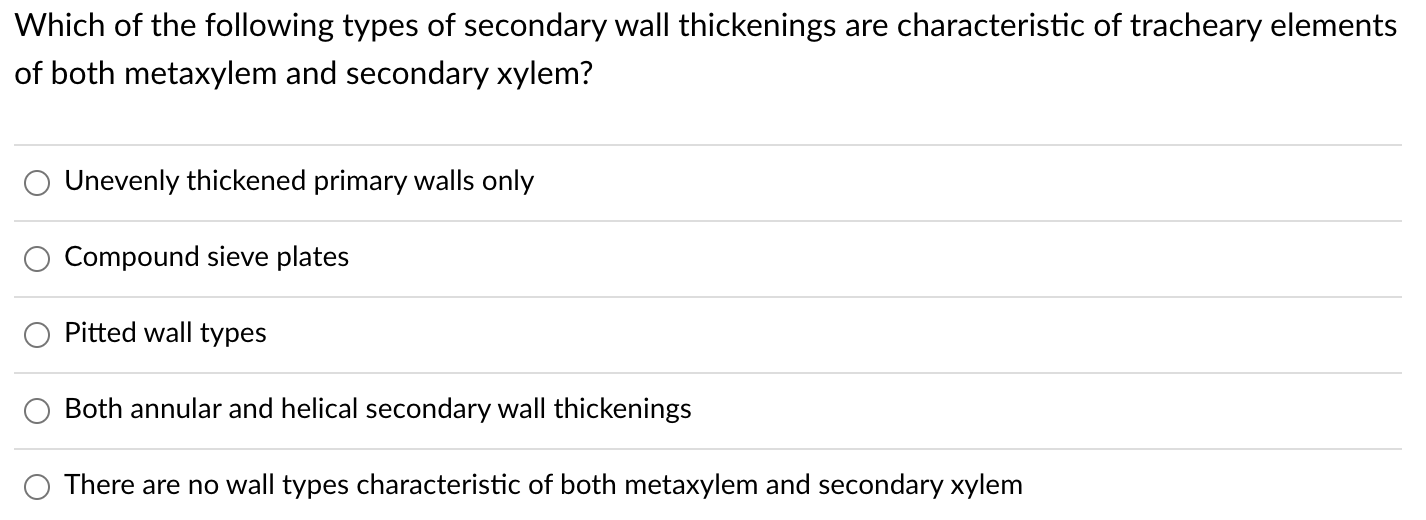 Solved If the stem has bicollateral vascular bundles, the | Chegg.com