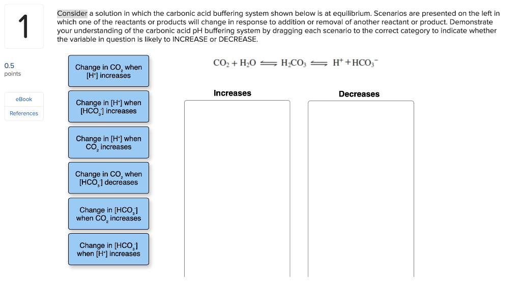 Solved Consider a solution in which the carbonic acid | Chegg.com