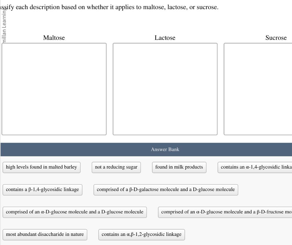 Solved sify each description based on whether it applies to | Chegg.com