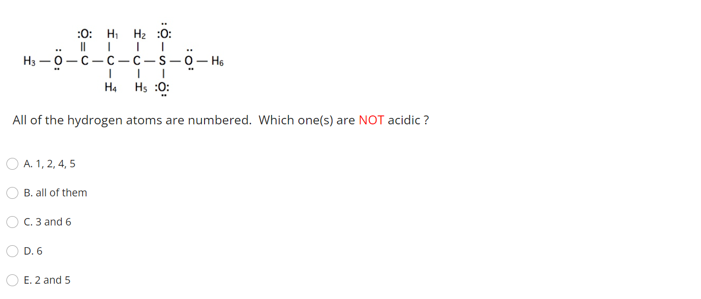 Solved H3 :O: Hi H2 :O: III 1 1 0-C-C-C-s - 0 1 1 HA Hs:0: | Chegg.com