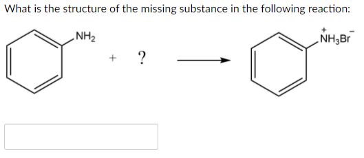 Solved What is the structure of the missing substance in the | Chegg.com
