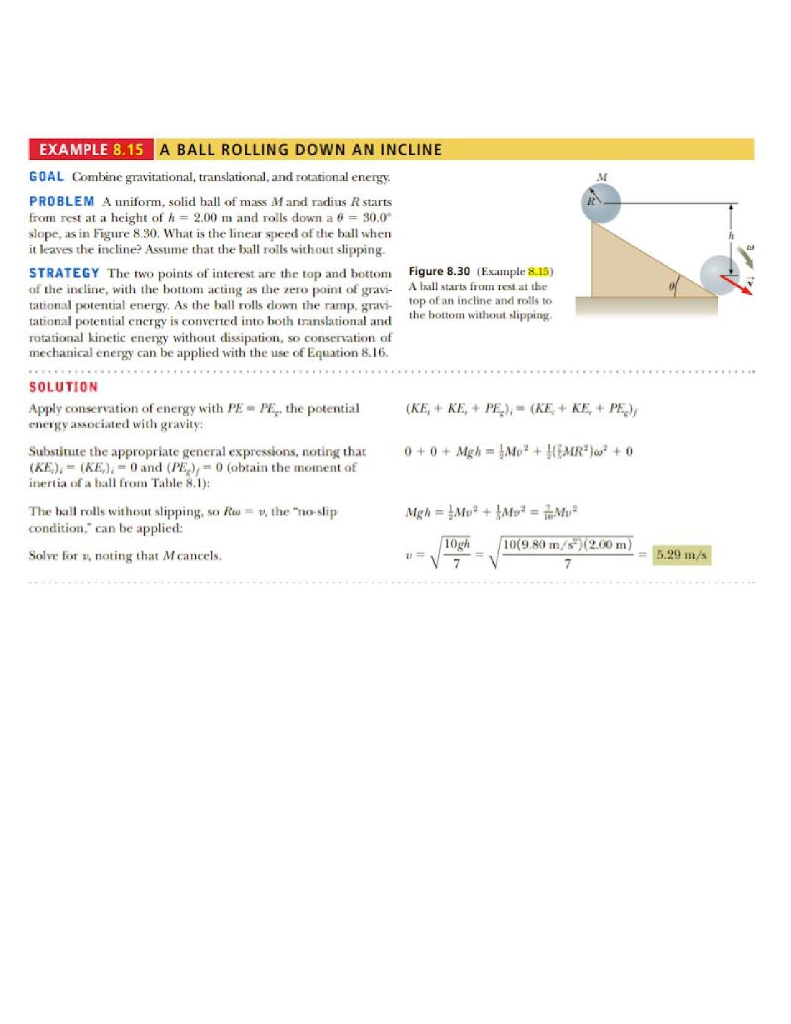 Solved Chapter #8 goes over Rotational Motion. Come up with | Chegg.com