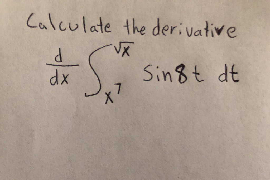 Solved Calculate the derivative d ux dx Singt at | Chegg.com