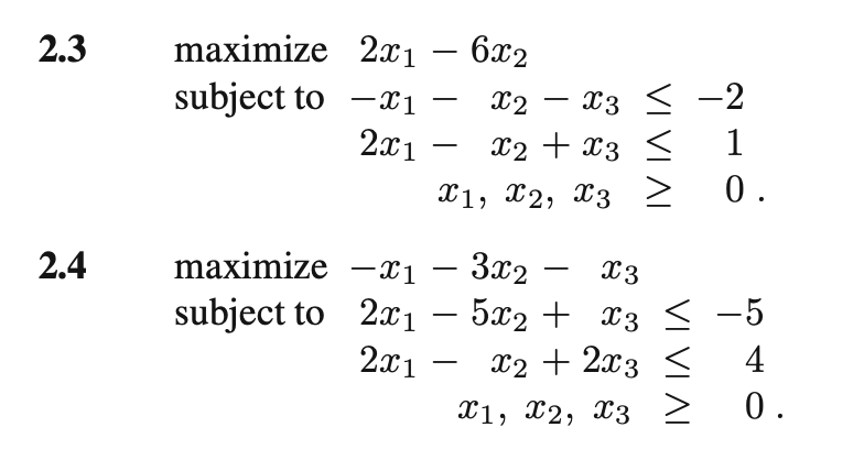 From Linear Programming by Robert J. Vanderbei, | Chegg.com