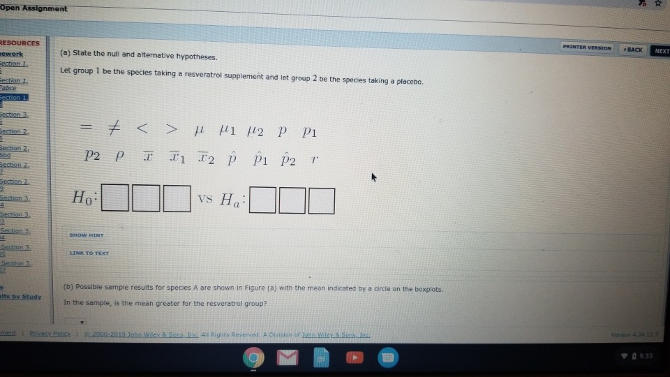 Solved Open Assignment PRINTER VERSIONBACK NEXT RESOURCES | Chegg.com