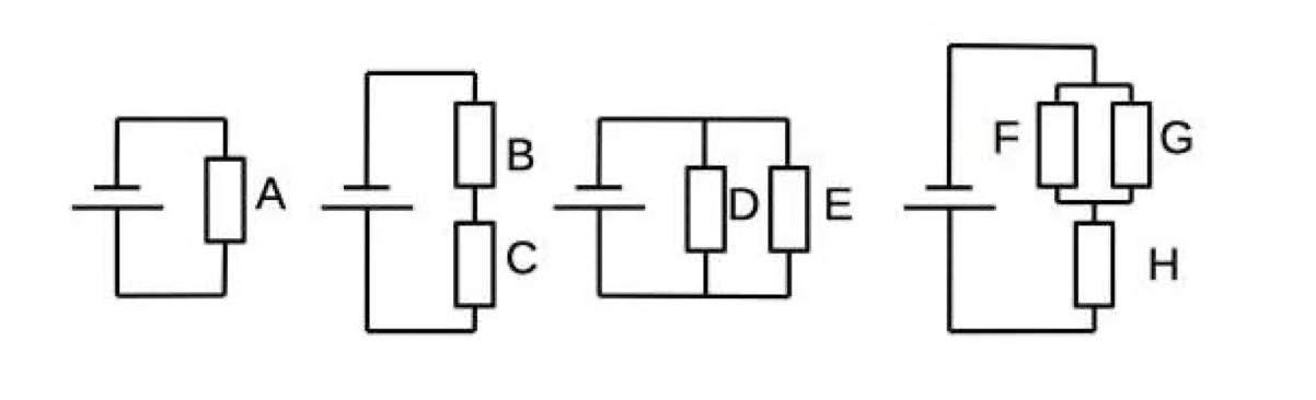 Solved The resistor circuits shown below consist of similar | Chegg.com