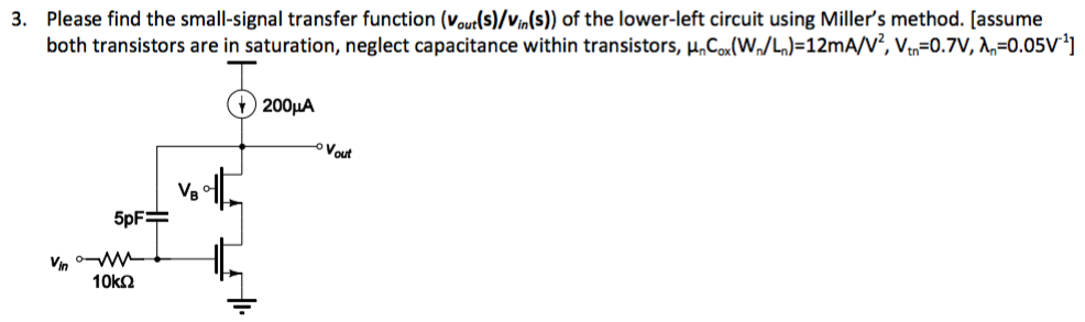 Solved Please find the small-signal transfer function | Chegg.com