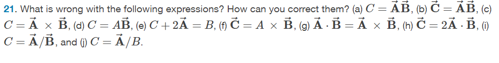 Solved 21. What is wrong with the following expressions? How | Chegg.com