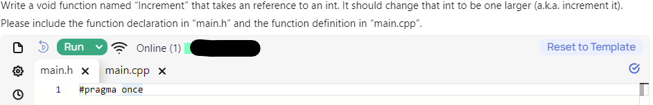 Solved Write A Void Function Named Increment That Takes An 