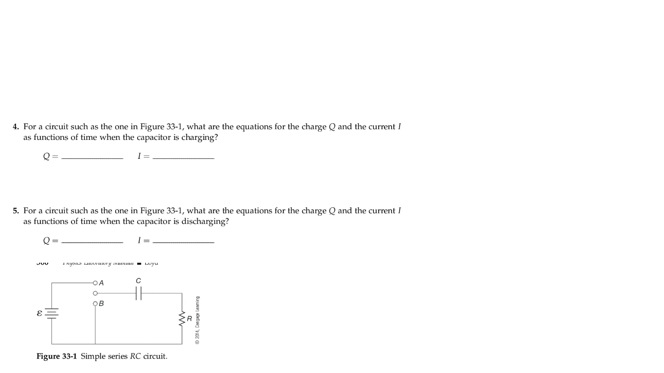 Solved 4. For a circuit such as the one in Figure 33-1, what | Chegg.com