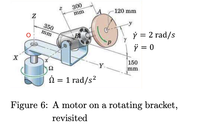 [Solved]: 6. As shown in Fig. 6, he motor housing and its br