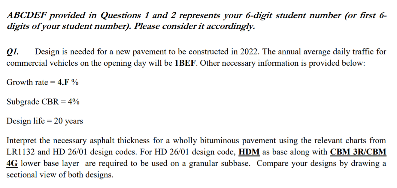 Solved ABCDEF provided in Questions 1 and 2 represents your | Chegg.com