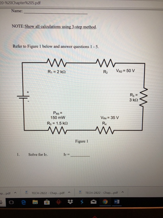 Solved 20-%20Chapter%205.pdf me: NOTE:Show all calculations | Chegg.com