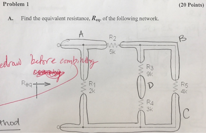 Solved Find the equivalent resistance, R_eq, of the | Chegg.com