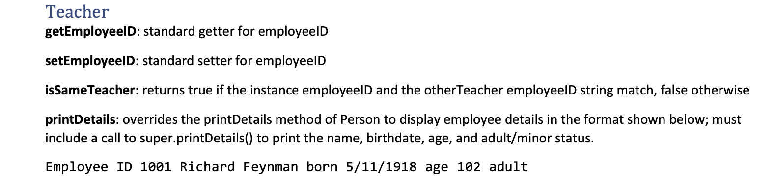 Section Person Firstname String Lastname String