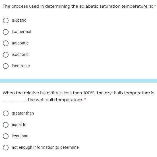 Solved The process used in determining the adiabatic | Chegg.com