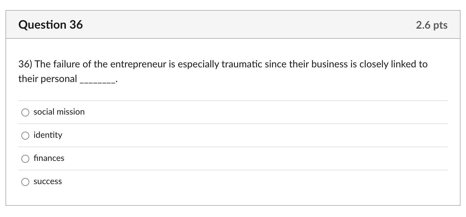 Solved 32) On the failure spectrum, occurs when the | Chegg.com