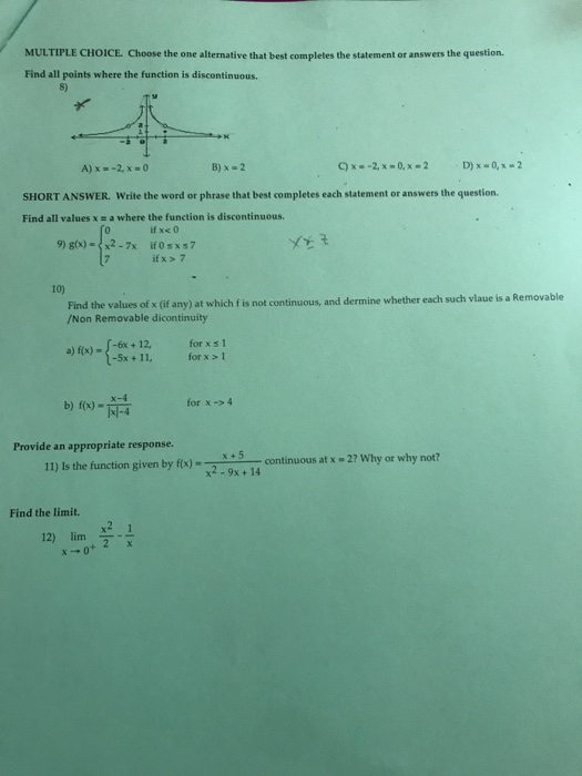 Solved SHORT ANSWER. Write the word or phrase that best | Chegg.com