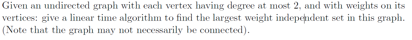Solved Given an undirected graph with each vertex having | Chegg.com