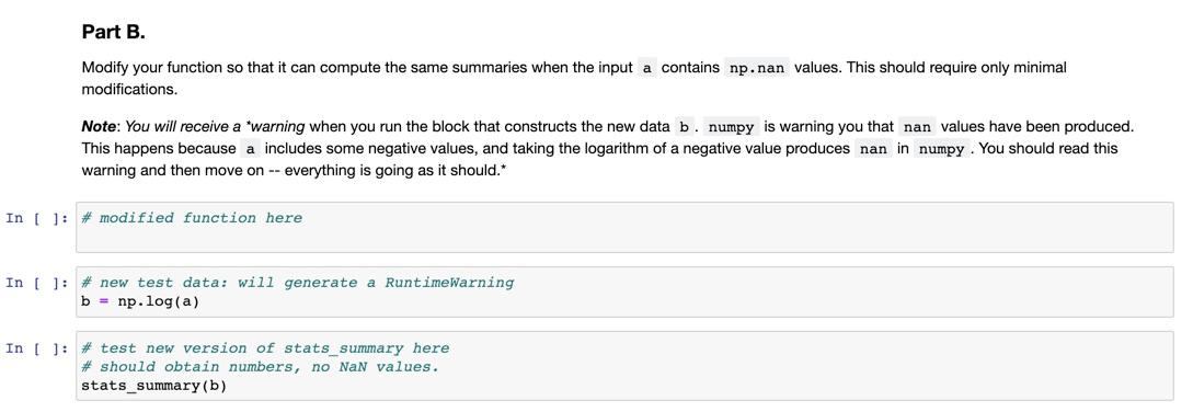 Solved Exercise 1 The function np.percentile computes a | Chegg.com