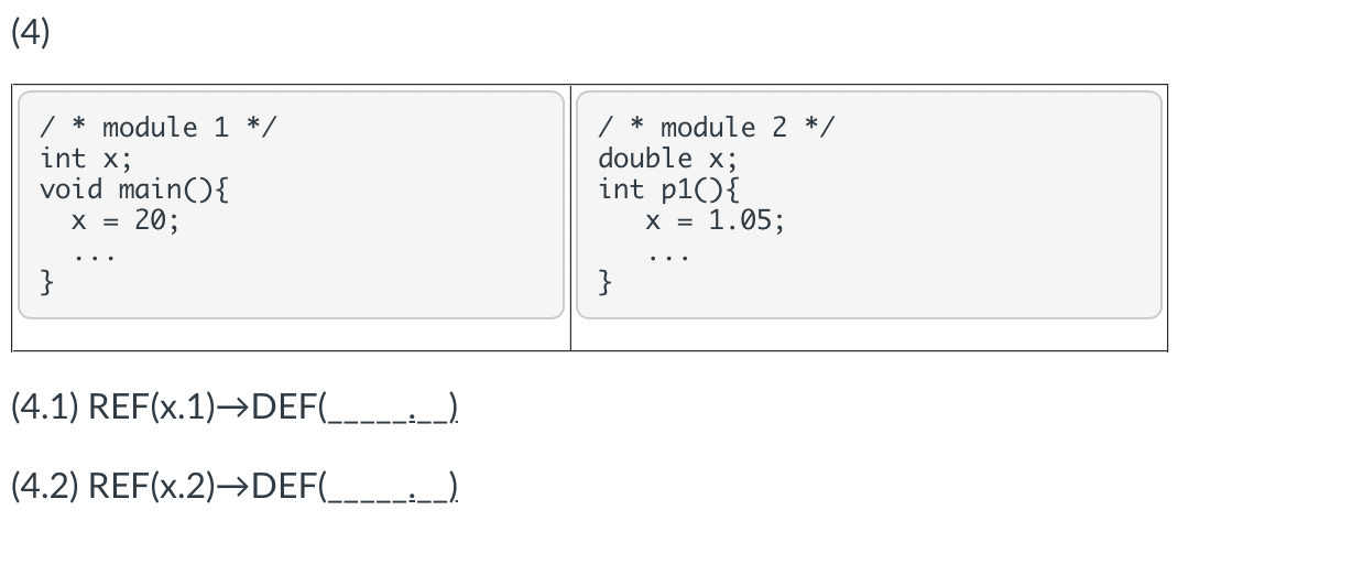 Solved In this problem, let REF(x.i)→DEF(x.k) denote that | Chegg.com