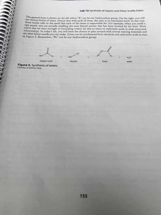 Solved Post-Lab Questions Experiment 13 Synthesis of Aspirin | Chegg.com