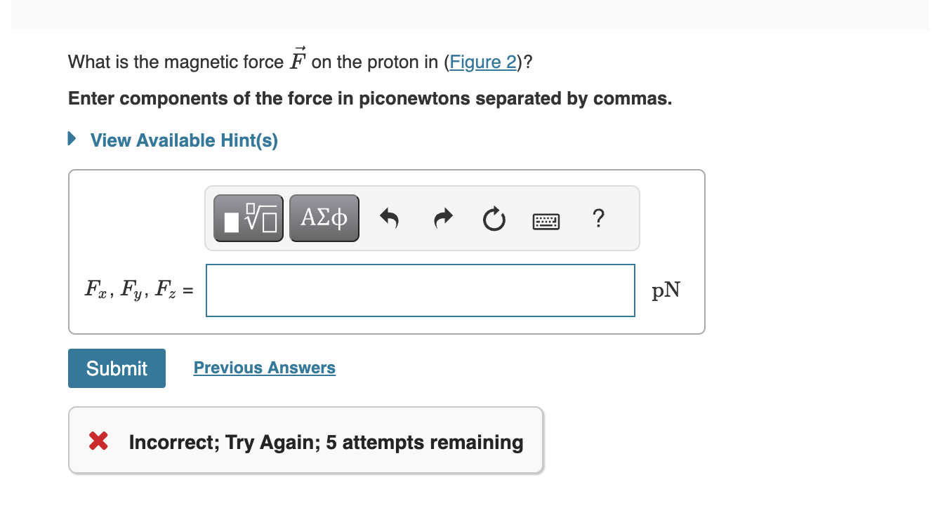 Solved A proton moves in the magnetic field B=0.42i^ T with | Chegg.com