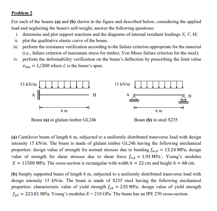 Show me ﻿the steps to ﻿solveProblem 2For each of ﻿the | Chegg.com