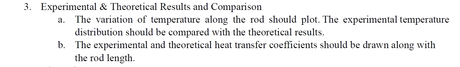 Solved This is heat transfer experiment report of part 3 ; | Chegg.com