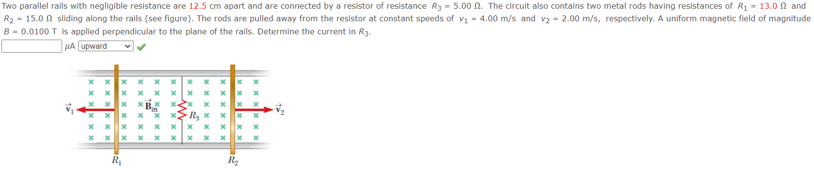 Solved Two parallel rails with negligible resistance are | Chegg.com