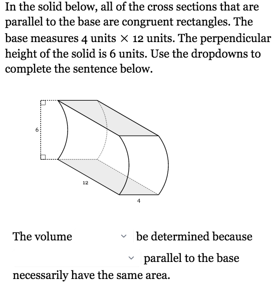 Solved In the solid below, all of the cross sections that | Chegg.com