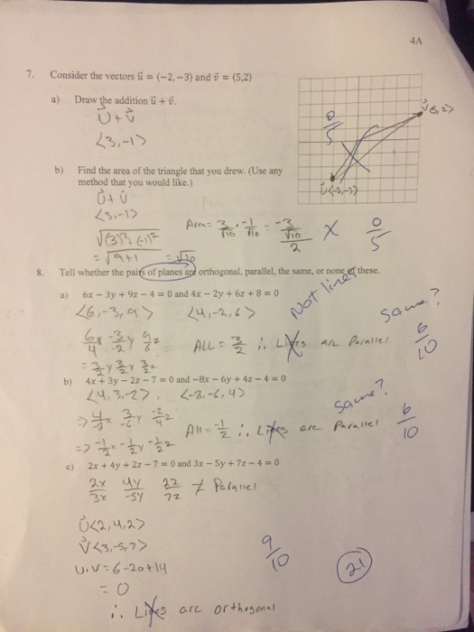 Solved Consider the vectors u = (-2, -3) and v = (5, 2) a) | Chegg.com