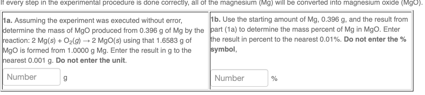 Solved If every step in the experimental procedure is done | Chegg.com