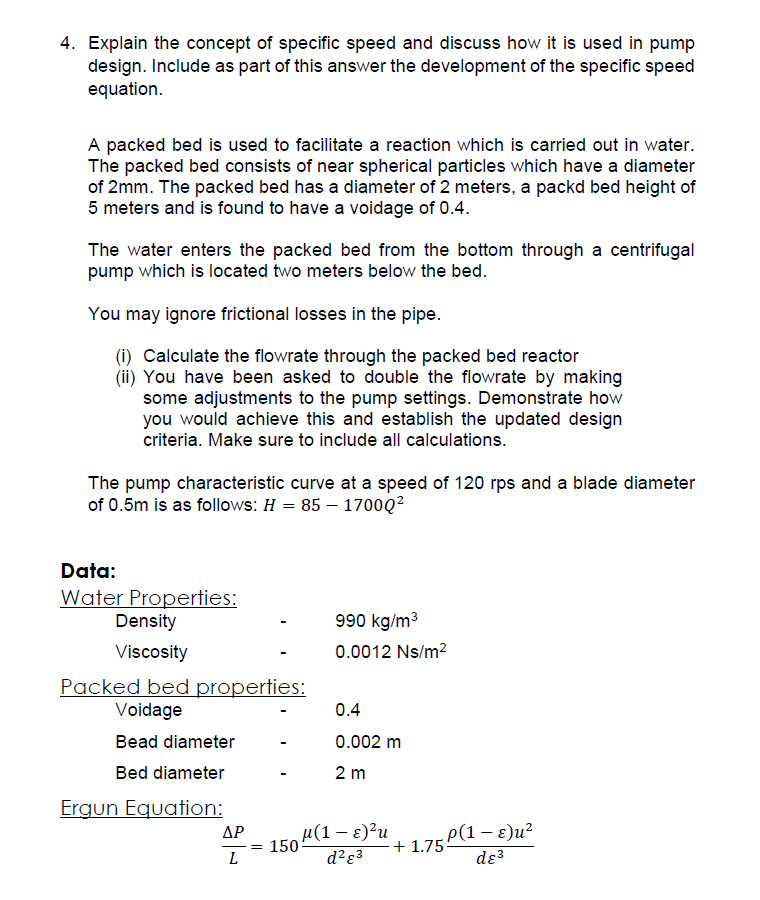 Solved Explain the concept of specific speed and discuss how | Chegg.com