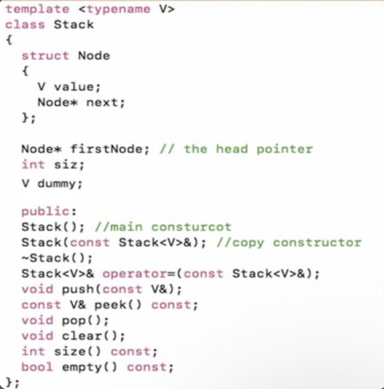 Solved C++ [Submission]: submit LabExercise7.h.Let's start | Chegg.com
