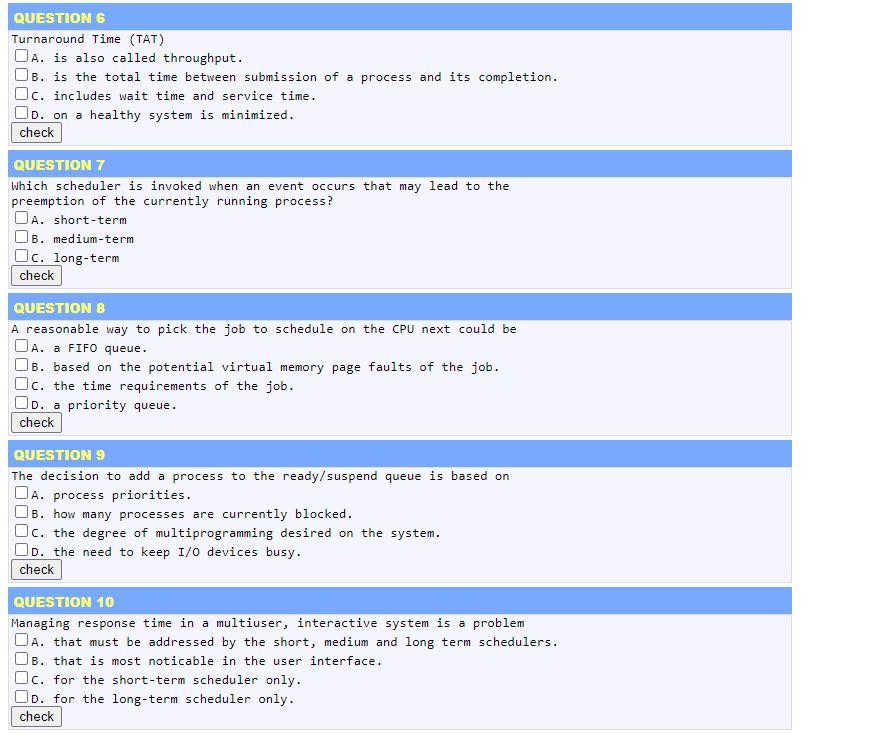 Solved Some questions could have multiple correct | Chegg.com
