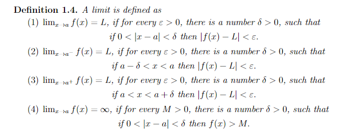 Solved 8. Use the precise definition to show that | Chegg.com