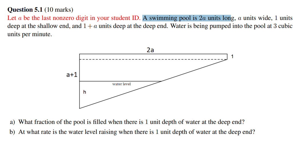 Solved Question 5.1 (10 marks) Let a be the last nonzero | Chegg.com Solved Question 5.1 (10 marks) Let a be the last nonzero | Chegg.com
