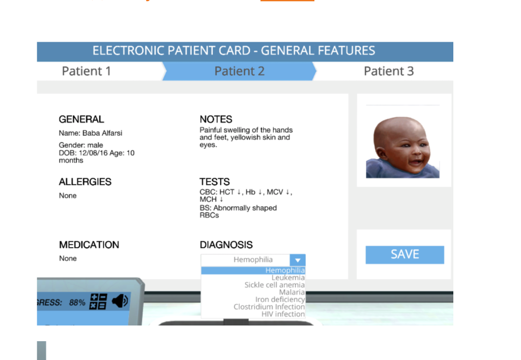 Solved ELECTRONIC PATIENT CARD - GENERAL FEATURES Patient 1 | Chegg.com