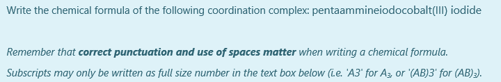 Solved Name the following coordination complex according to | Chegg.com