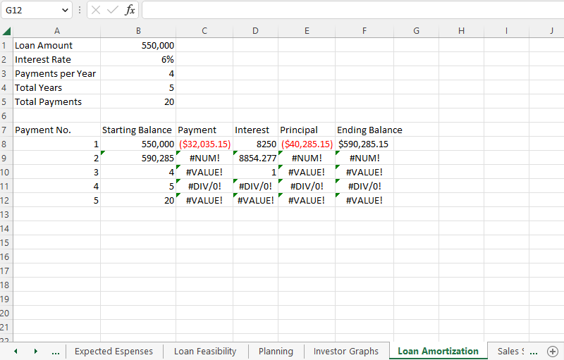 Solved In Excel, I need help with this, please. I have the | Chegg.com