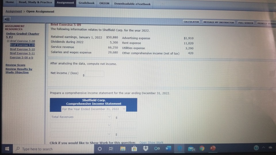 Solved Home Read, Study & Practice Assignment Gradebook | Chegg.com