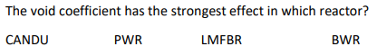 Solved The void coefficient has the strongest effect in | Chegg.com