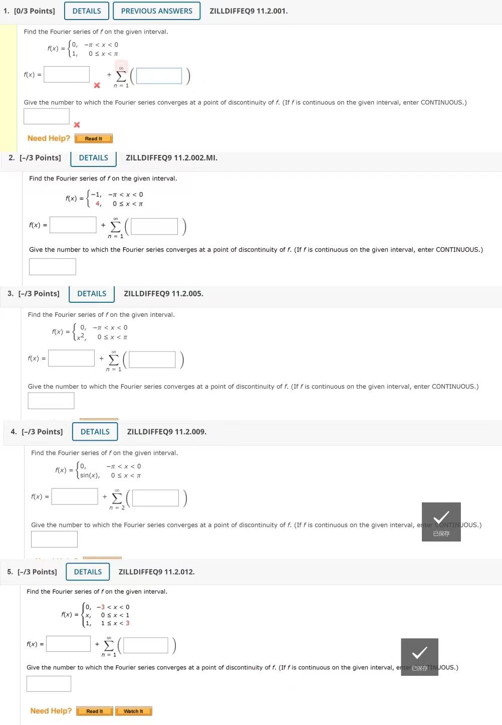Solved 1. [0/3 Points] DETAILS PREVIOUS ANSWERS ZILLDIFFEQ9 | Chegg.com
