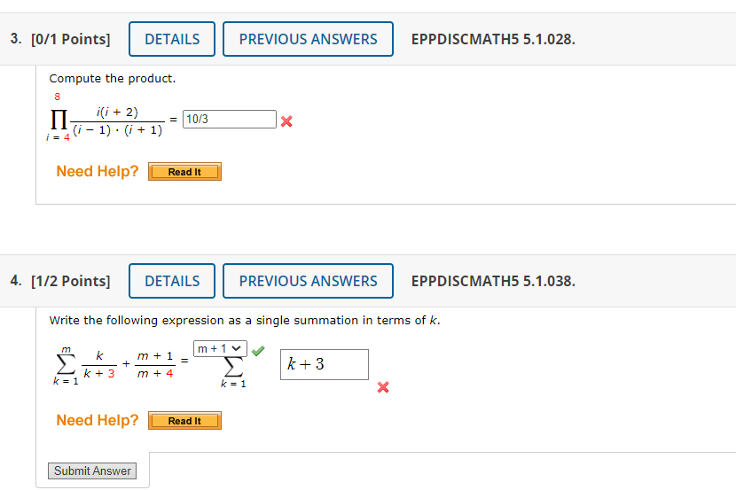 Solved 3. [0/1 Points] DETAILS PREVIOUS ANSWERS EPPDISCMATH5 | Chegg.com