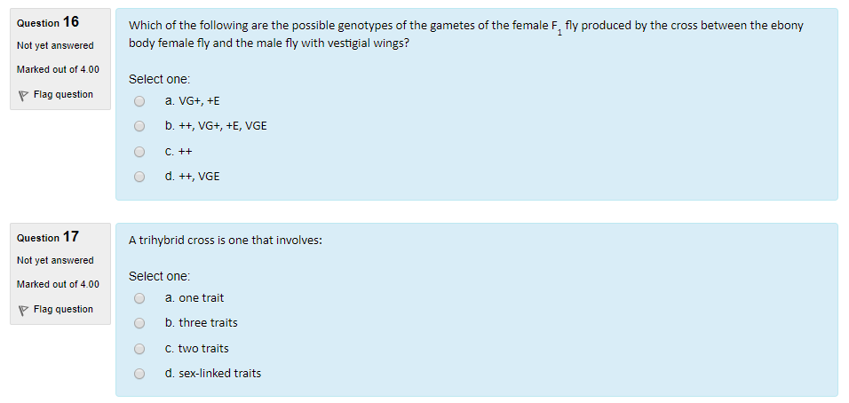 Solved Question 2 Not yet answered Marked out of 4.00 Which | Chegg.com
