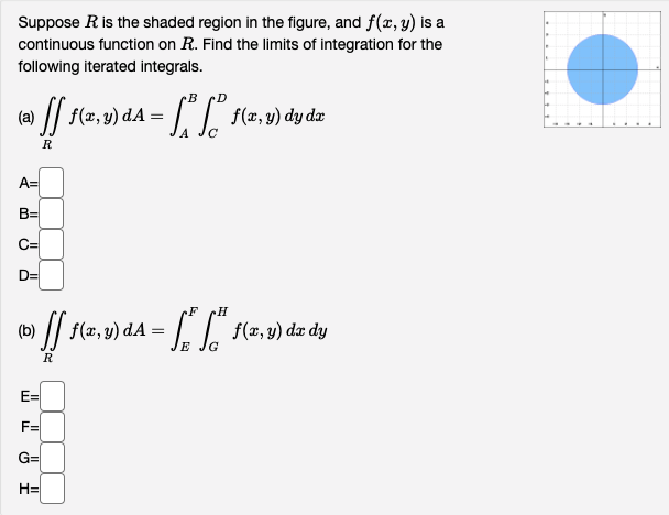 Solved Suppose R is the shaded region in the figure, and | Chegg.com